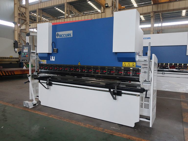 WC67Y Series full servo cnc 4 axis press brake with DA52S control ...